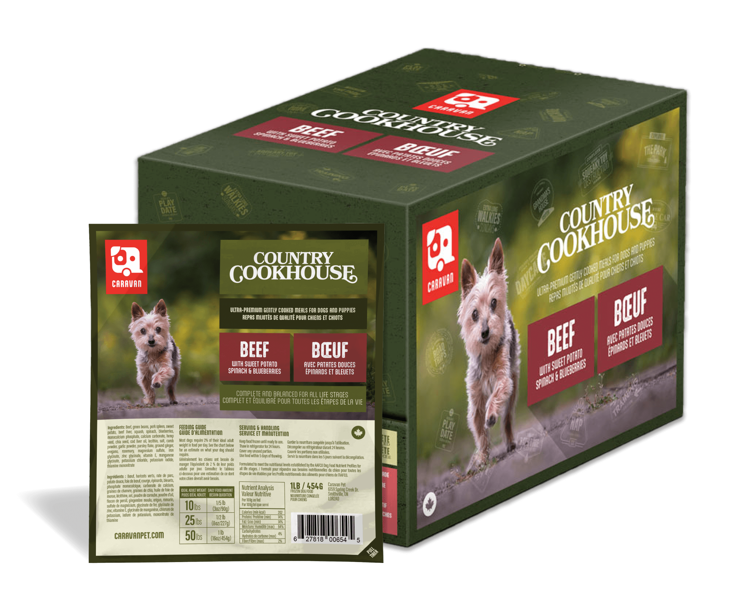 Caravan - Beef Recipe (For Dogs) - Frozen Product | ARMOR THE POOCH