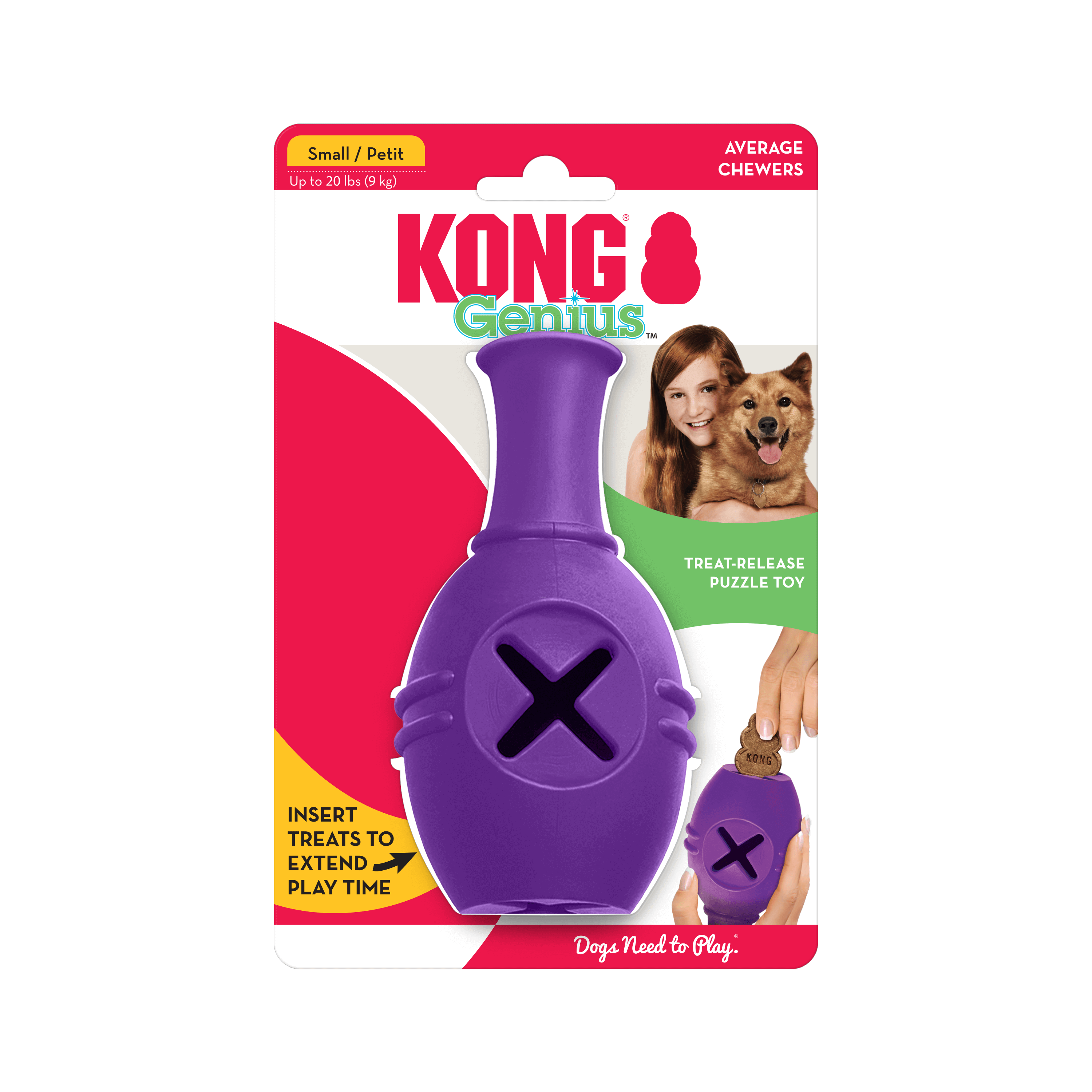 KONG - Genius Dog Treat Dispensing Toy | ARMOR THE POOCH